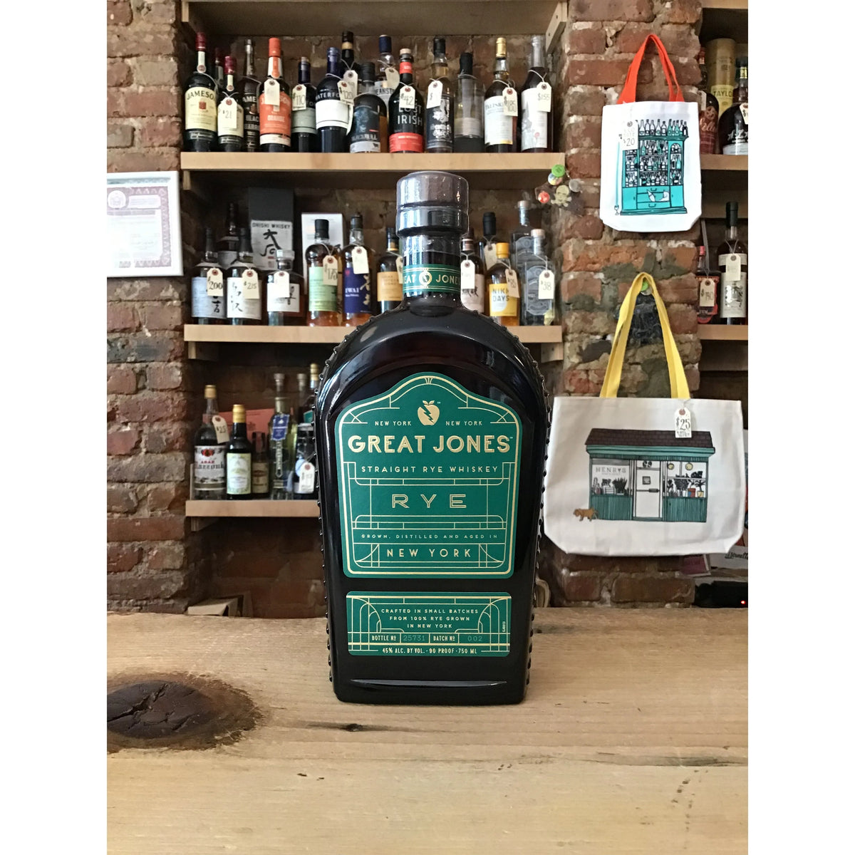 Great Jones Distillery, Straight Rye Whiskey – Henry's Wine & Spirit
